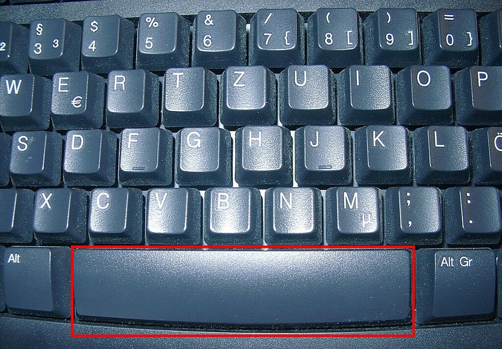 Memory: keyboard keys
