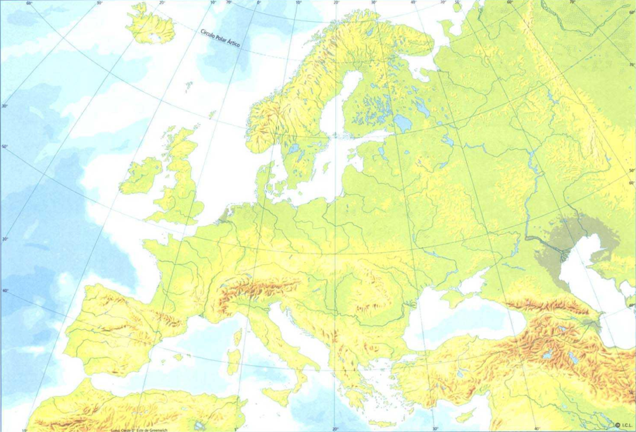 Map Quiz: WATERS OF EUROPE (geografía - 1 eso - europa)