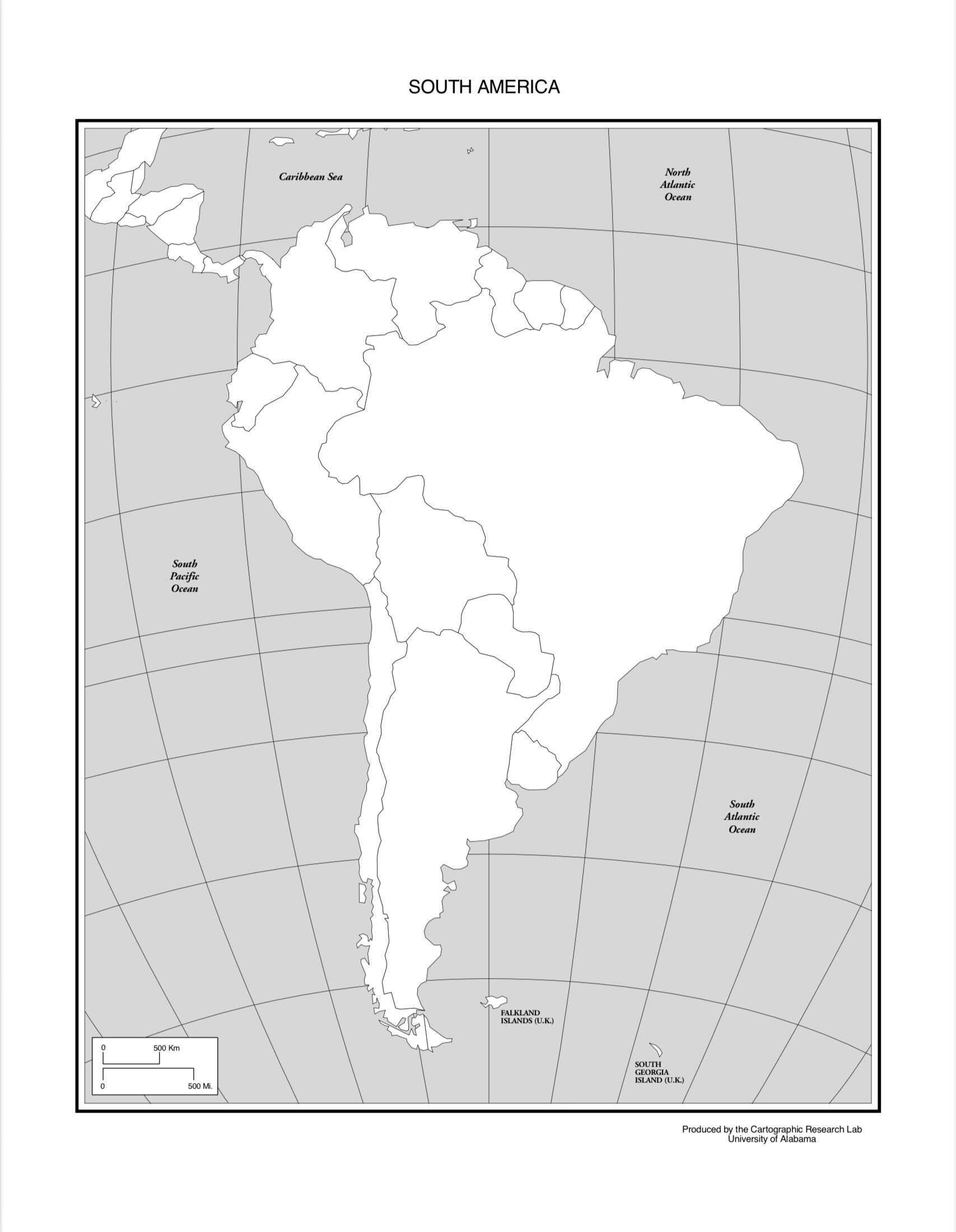 Map Quiz: South America Map Quiz