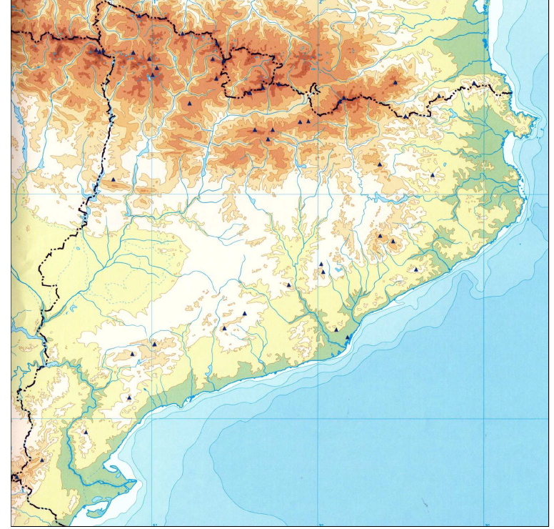 Mapa Interactivo: MAPA DELS RIUS, LLACS I MARS DE CATALUNYA (geografía ...