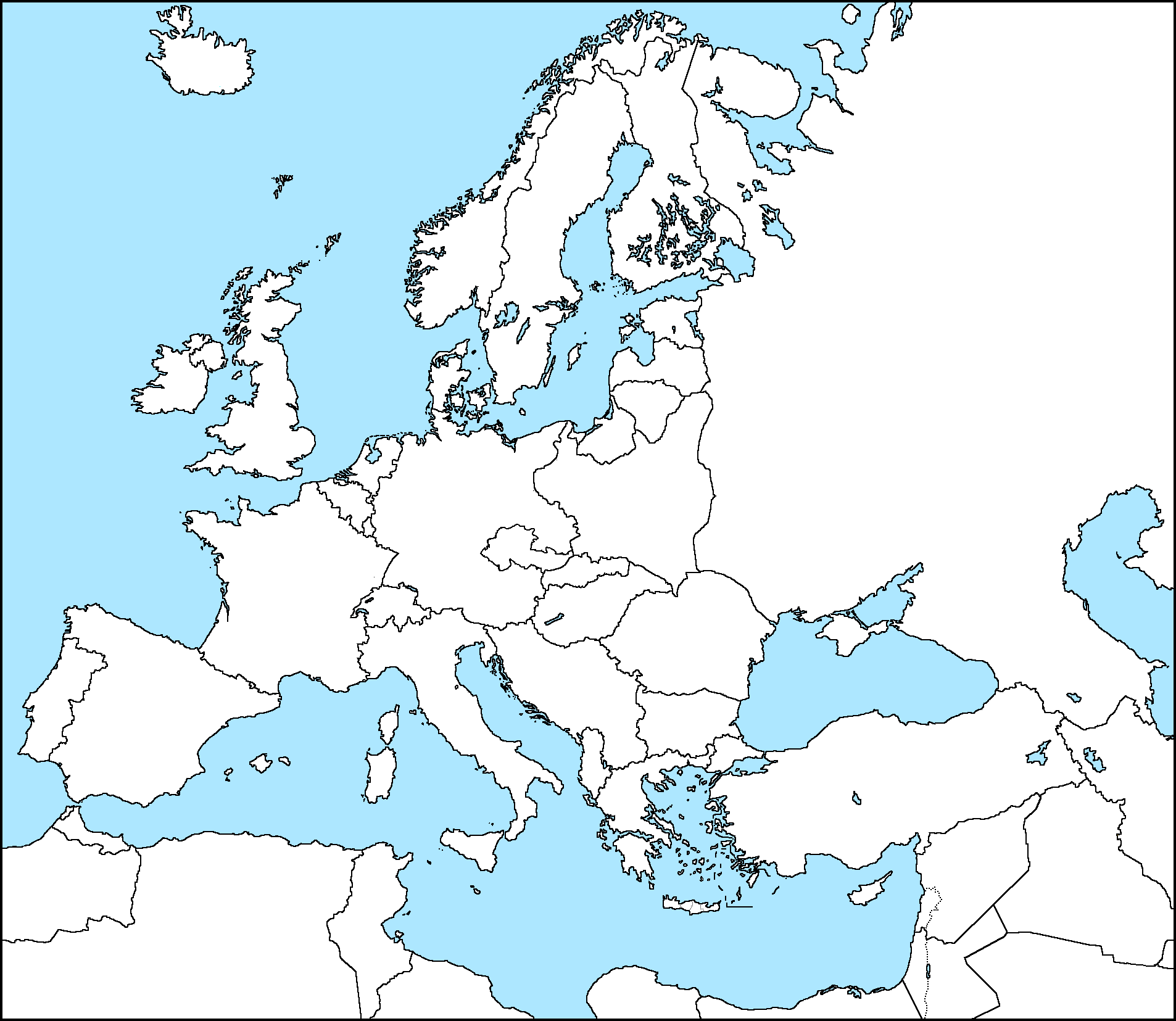 Mapa Interactivo: WW2 european theater map siler