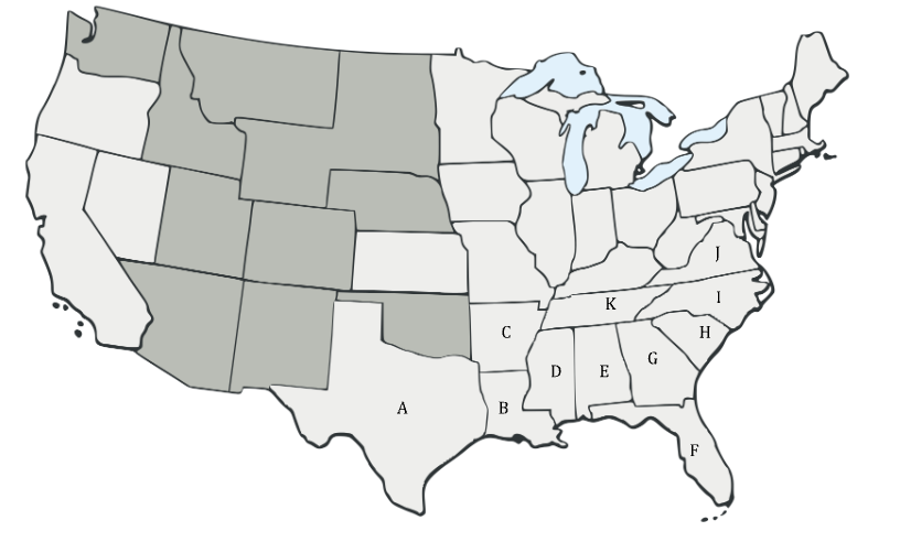 Mapa Interactivo: Reconstruction practice map quiz