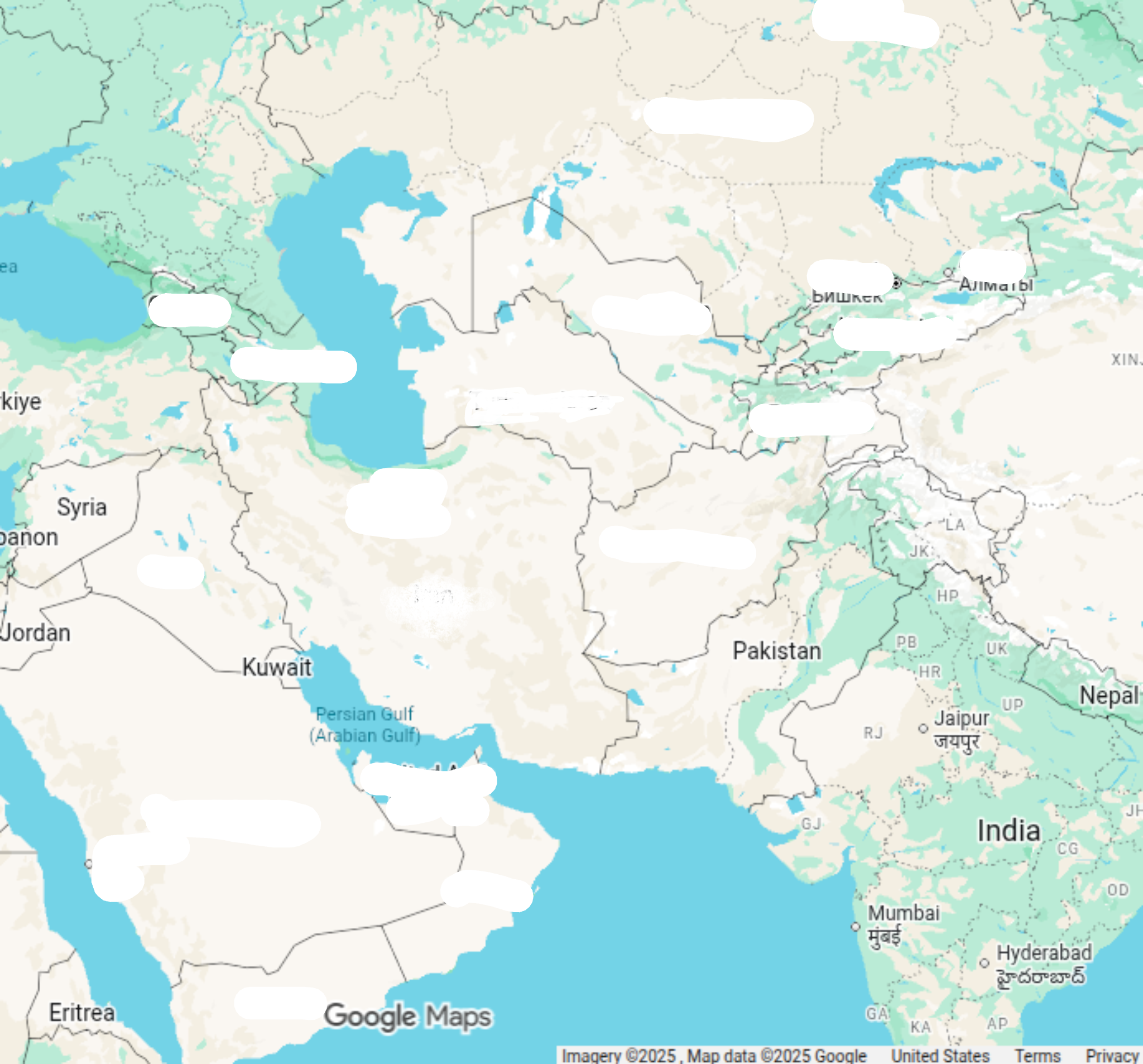 Map Quiz: Central and Western Asia Quiz (#ilovebrady - #ihatedev)