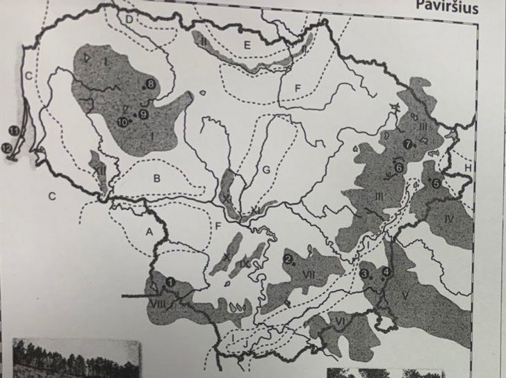 Mapa Interactivo: Lietuvos reljefas (geography)