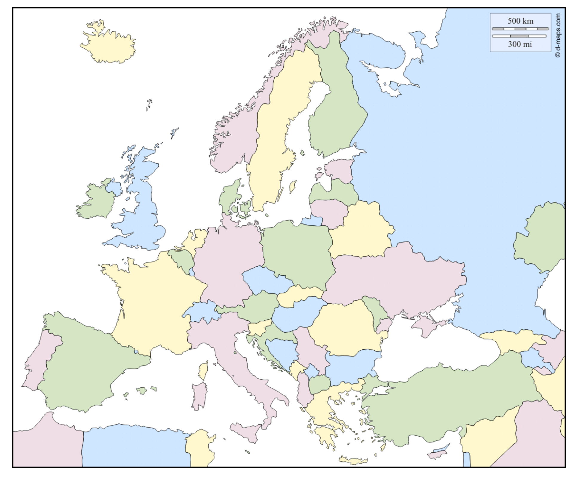 Mapa Interactivo: AP Euro Map Quiz 2