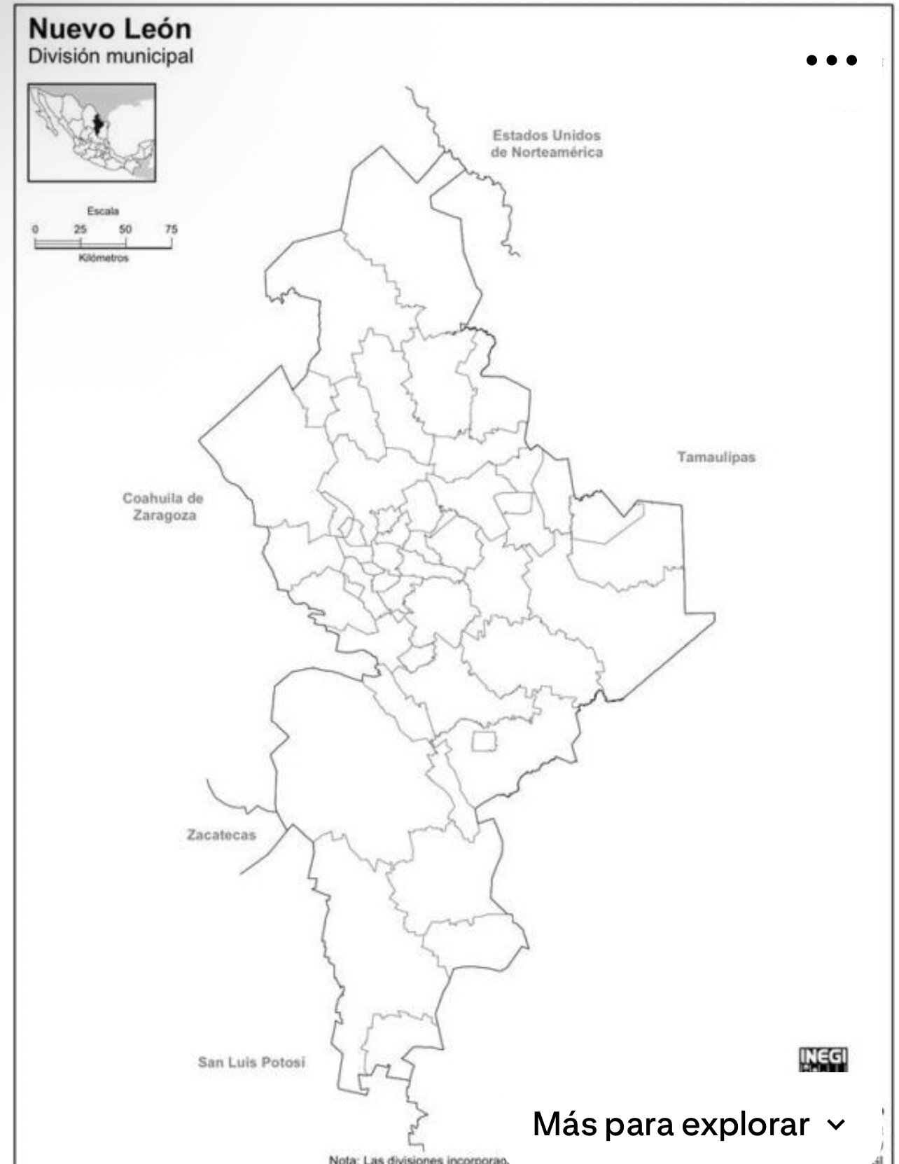 Mapa Interactivo: Mapa Nuevo León
