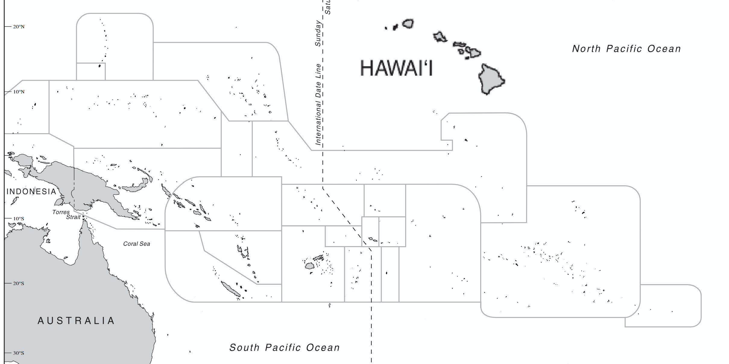 Map Quiz: Pacific Ocean C