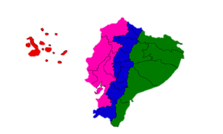 Mapa Interactivo: Las Regiones del Ecuador