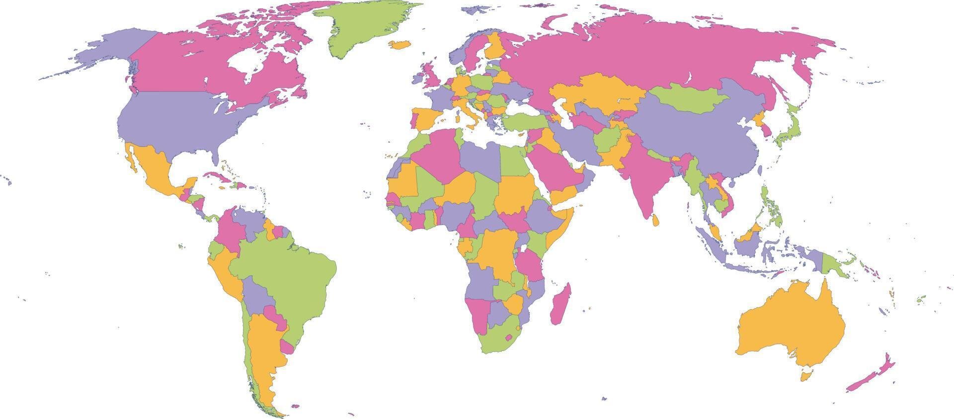 Map Quiz: World Overview (Major physical and political features)