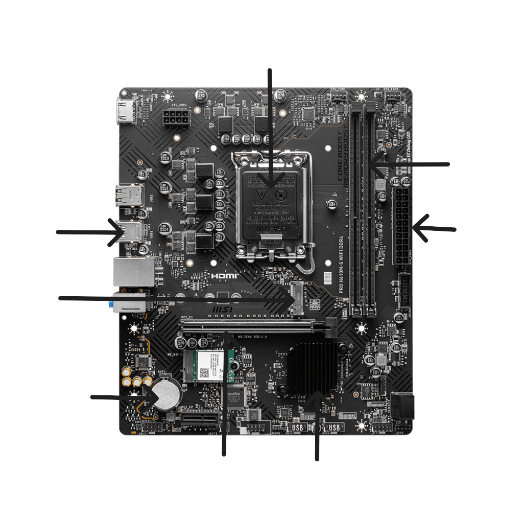 Map Quiz: Internal Components (information technology and communication)