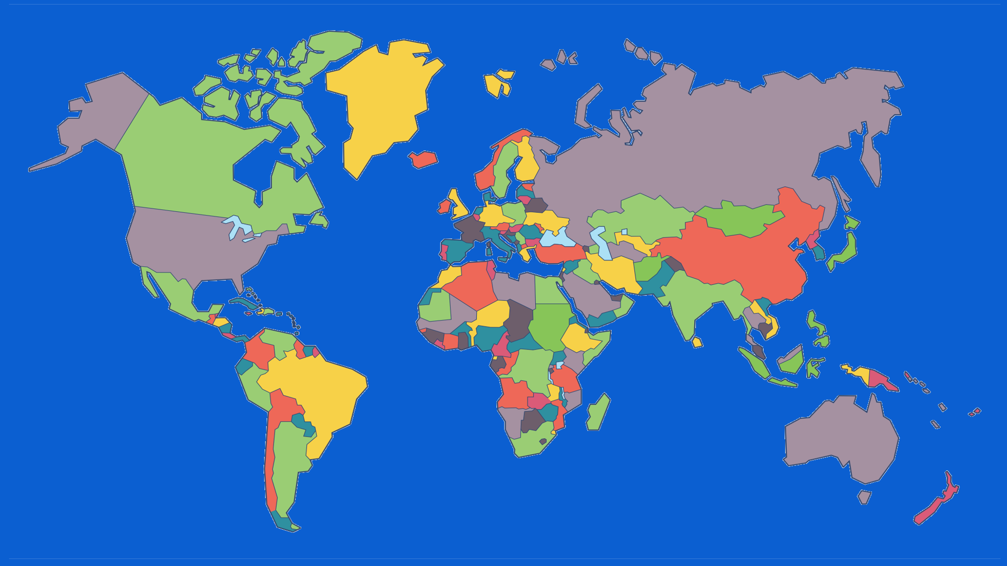 Map Quiz: Find the countries on the map (language)