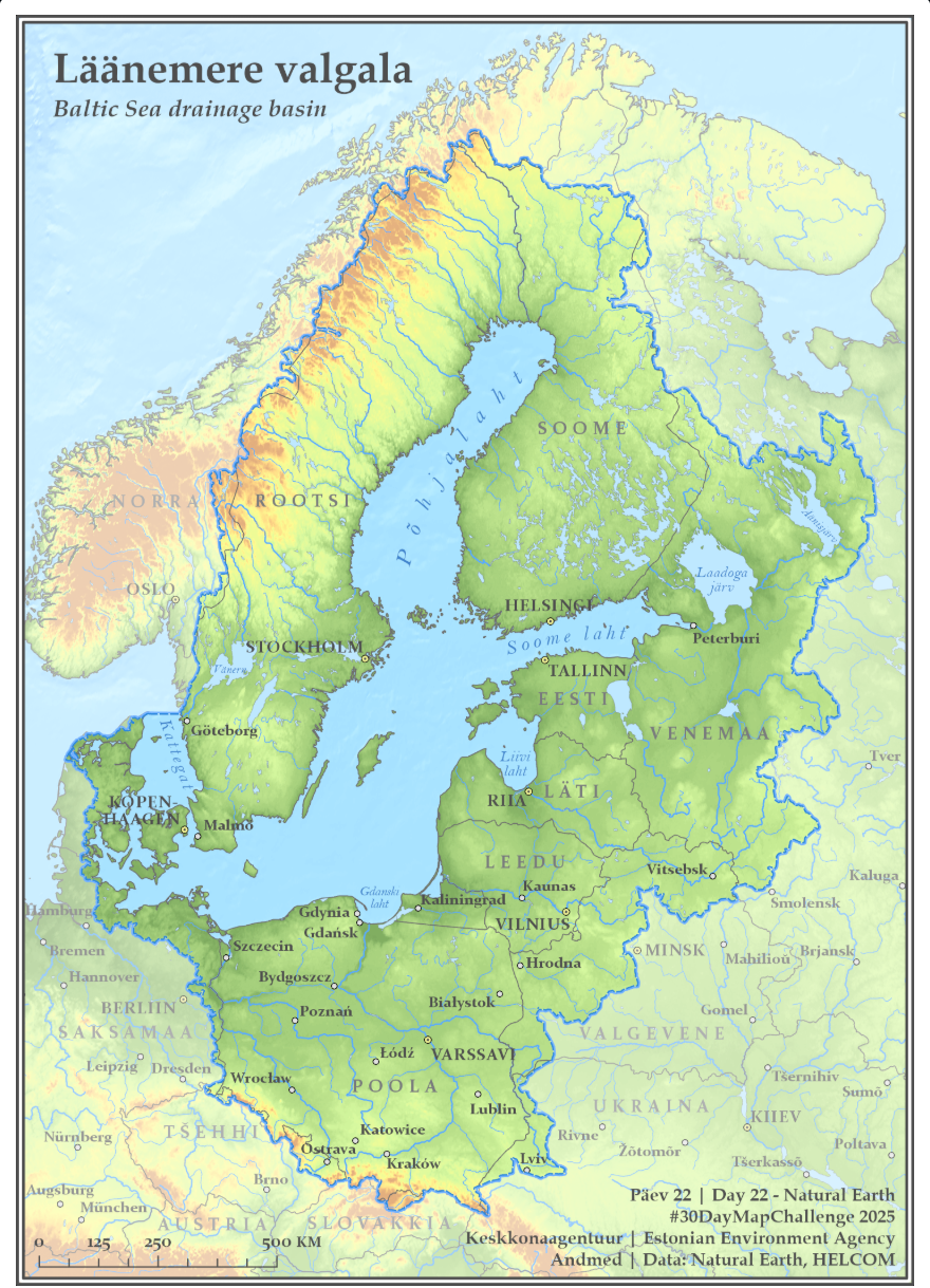 Map Quiz: Läänemeri (lahed, väinad, süvik, saared, maasääred, jõed ...