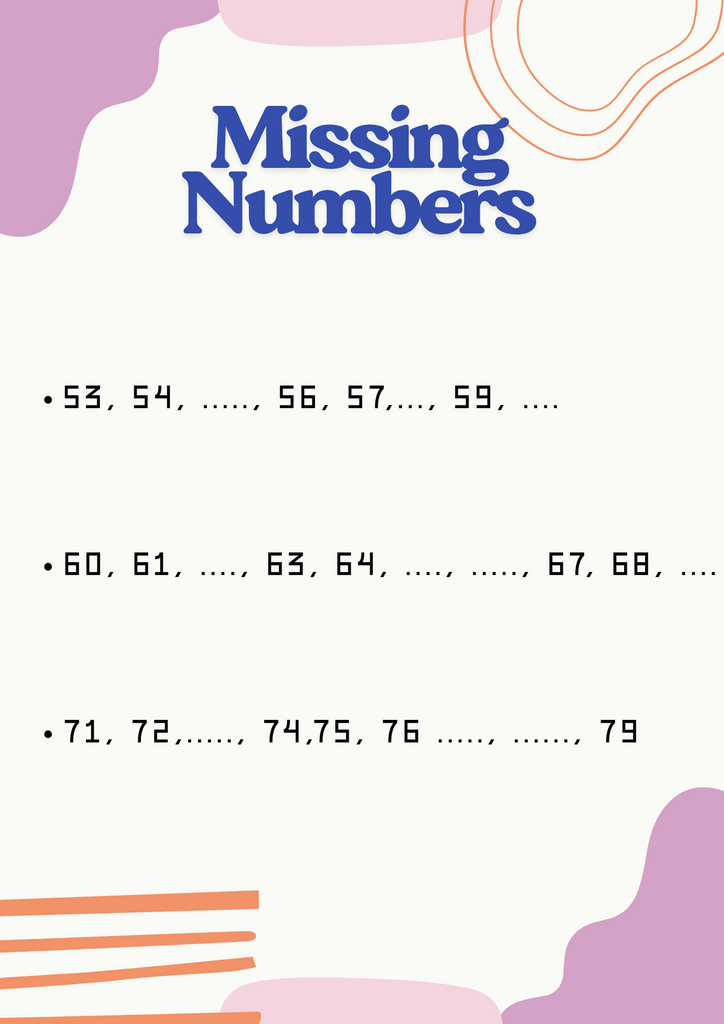 Slideshow: Missing Numbers & Prepositions Quiz (mathematics)