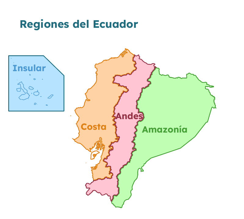 Mapa Interactivo: Mapa del Ecuador