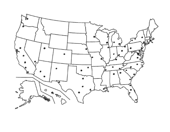 Map Quiz: 64 Cities Quiz