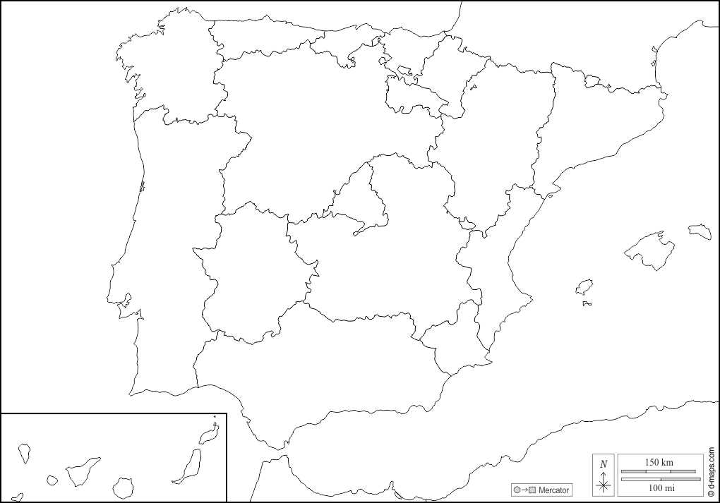 Map Quiz: Comunidades Autónomas de España (biología - 5º primaria)