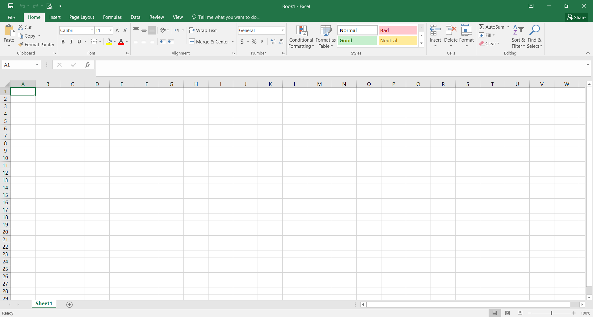 Map Quiz: The Excel Window