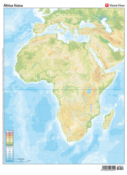 Map Quiz: Mapa Físico África (geografía - 3º e.s.o. - áfrica)