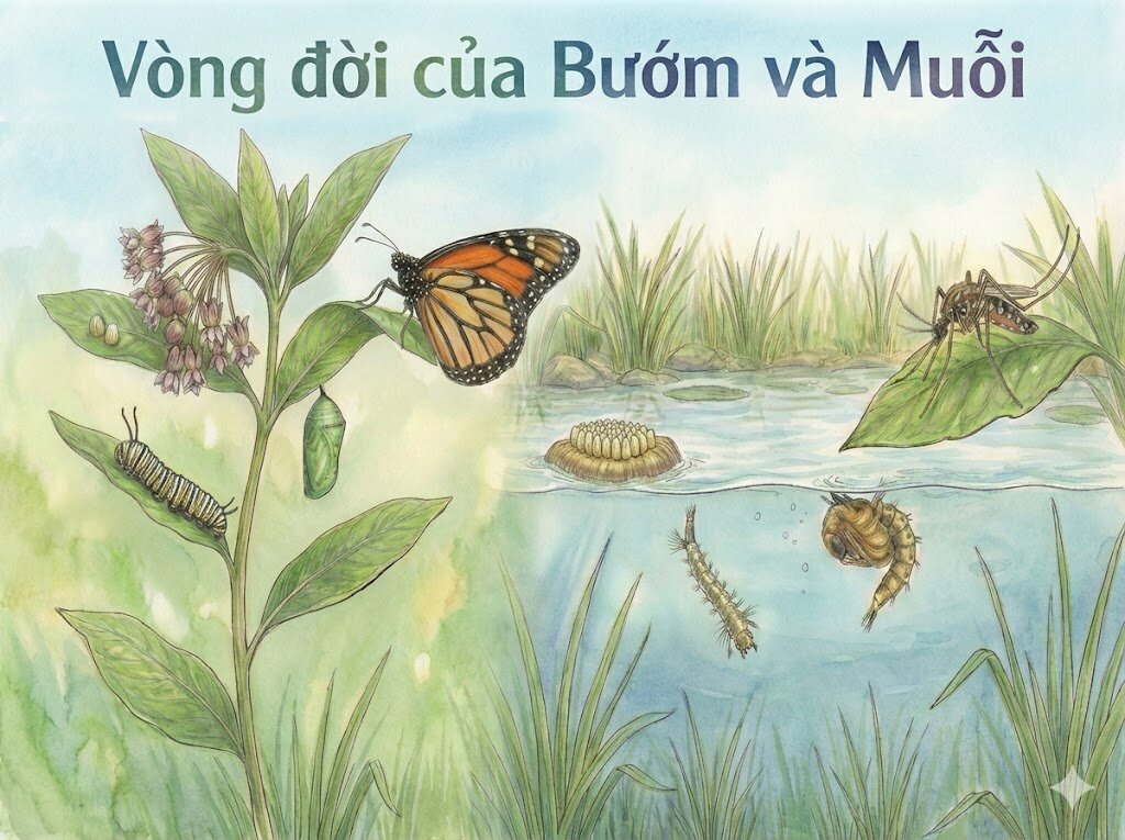 Map Quiz: Khám phó vòng đời của các con vật