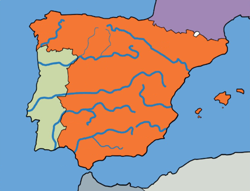 Map Quiz: Ríos de España