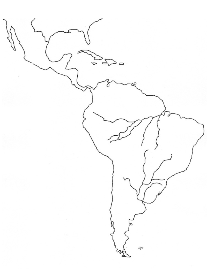 Map Quiz: Latin America Landmarks Map Quiz