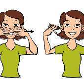 Print Matching Pairs: ASL ANIMALS (language - animals)