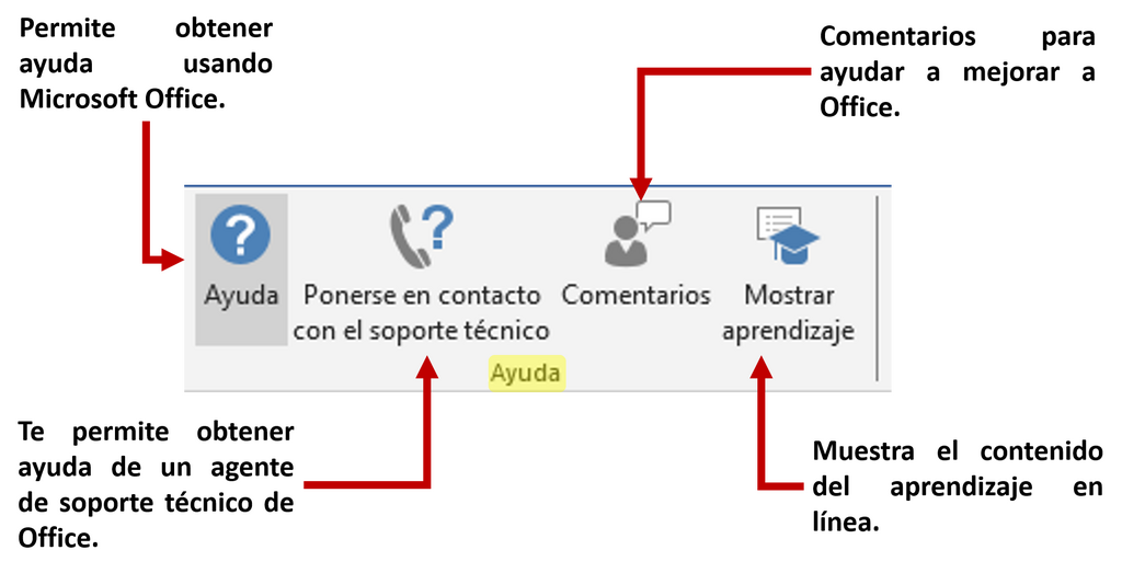 Slideshow: PESTAÑA "AYUDA" BARRA DE MENÚ DE MICROSOFT WORD