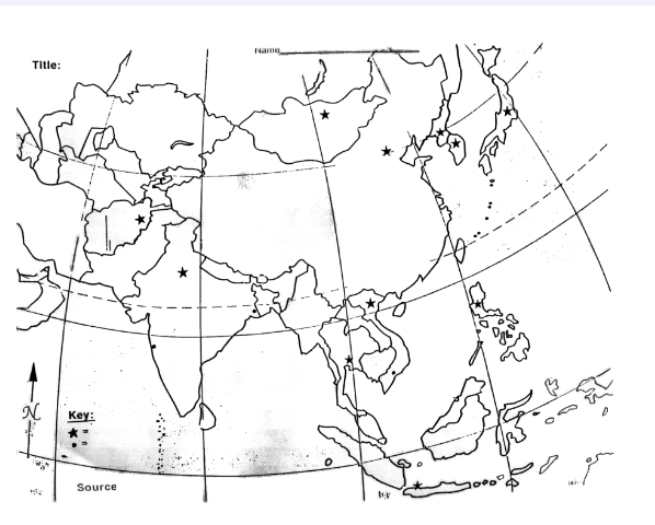 Mapa Interactivo: Asia Political Map Capitals- 2026