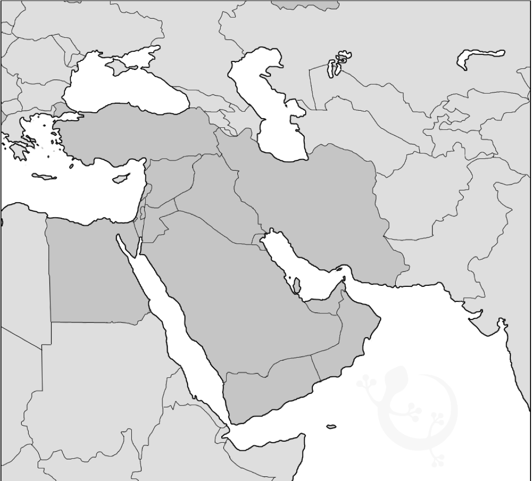 Map Quiz: Middle East / Europe Map Quiz #2