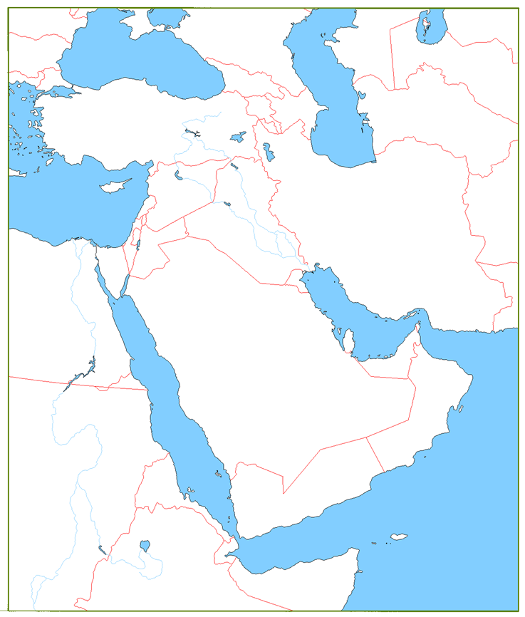 Map Quiz: Middle East Map Quiz