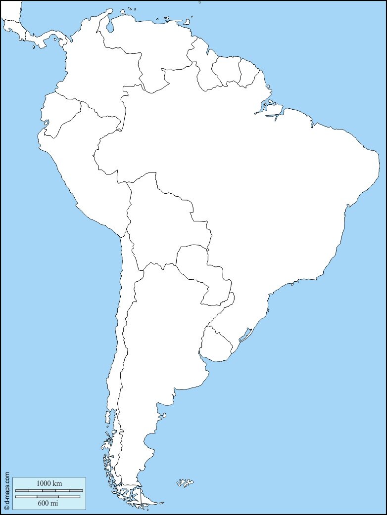 Map Quiz: Quiz 9 Countries of South America