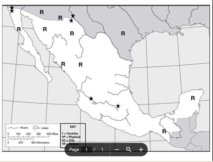 Mapa Interactivo: Mexico Map Quiz