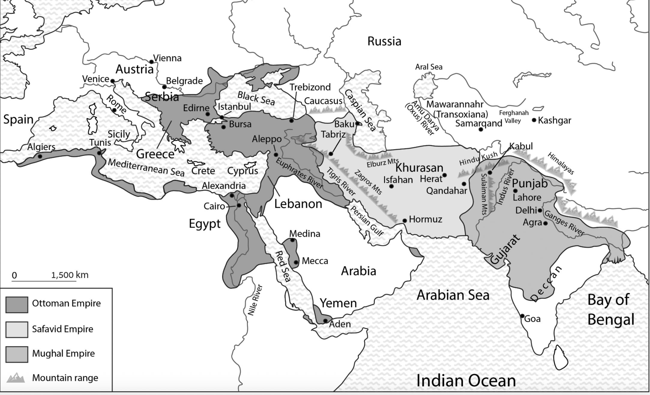 Map Quiz: Islamic Empires
