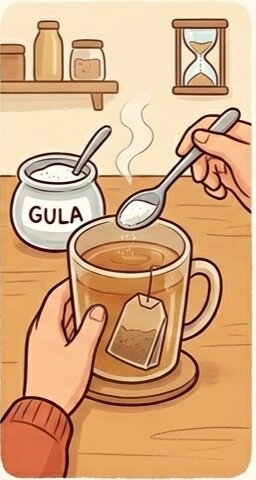 Line Up: Prosedur Membuat Teh Hangat