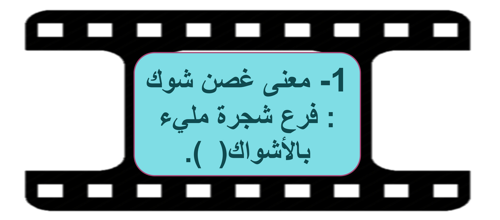 Quiz: معاني المفردات